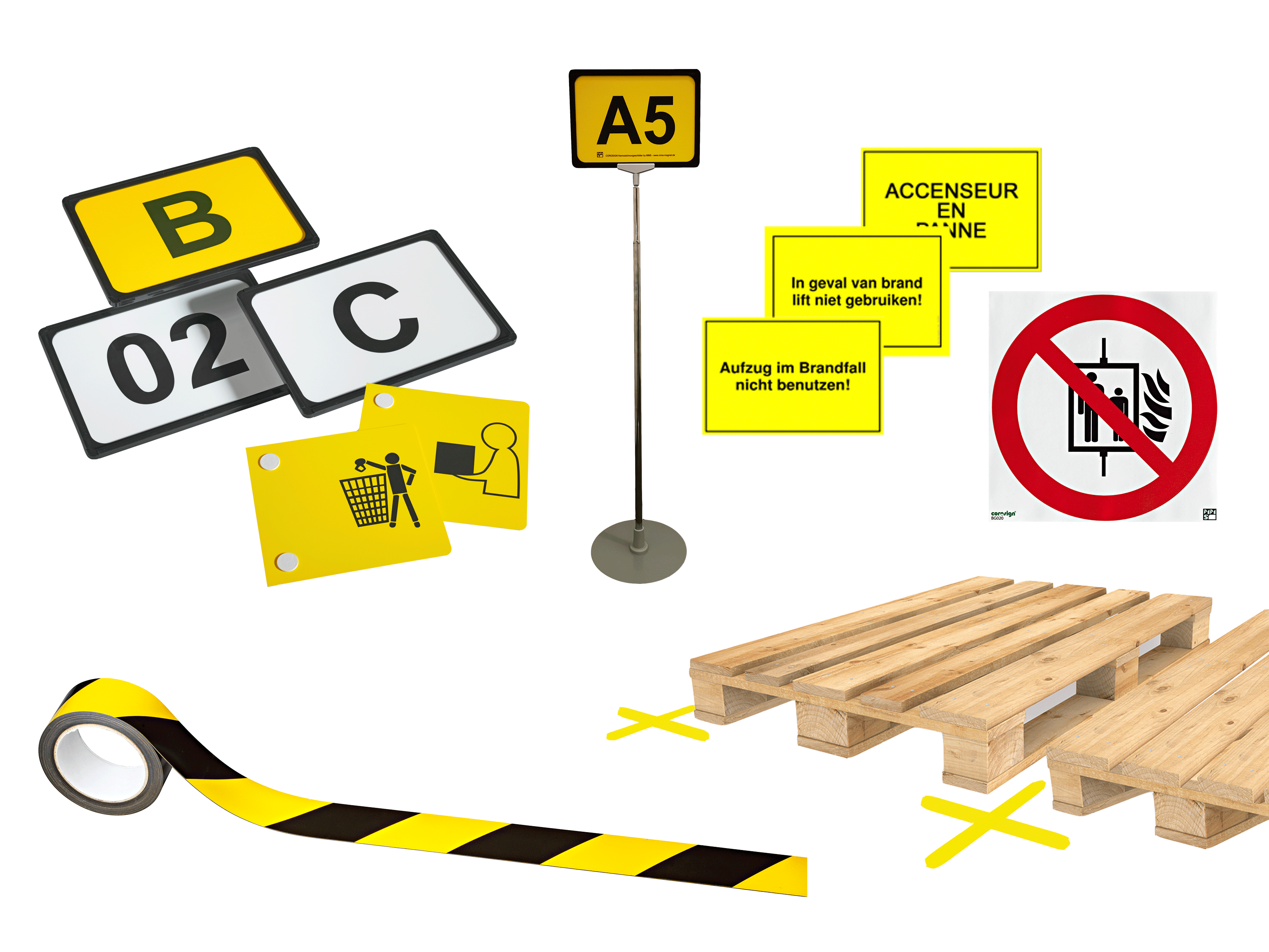 Kennzeichnung und Beschriftungsmöglichkeiten